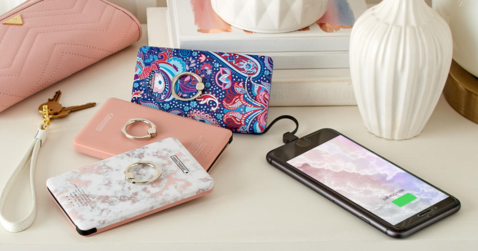 (HSN) 2 Pack instaCHARGE Connect Chargers w/Ring Stand & Dual Charging ...