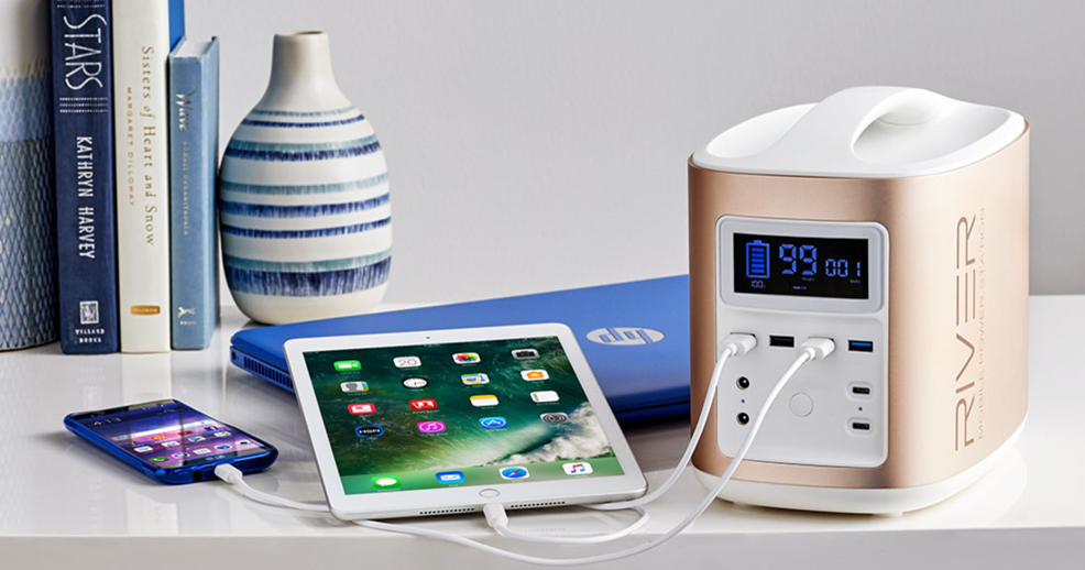 (HSN) EcoFlow Tech 500W RIVER Mobile Power Station with Case & Cables ...