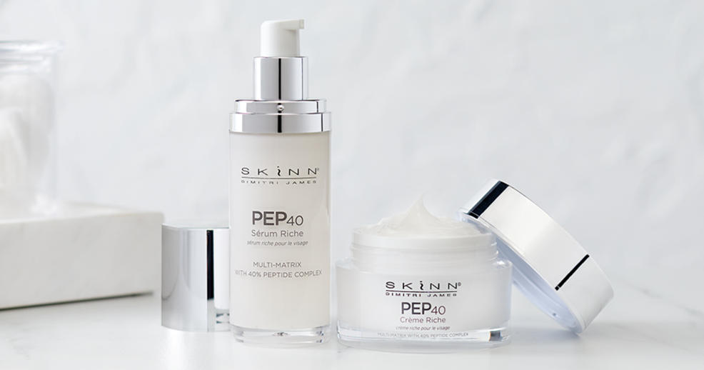 (HSN) Skinn® Cosmetics PEP40 2-piece Peptide Skincare Set ...