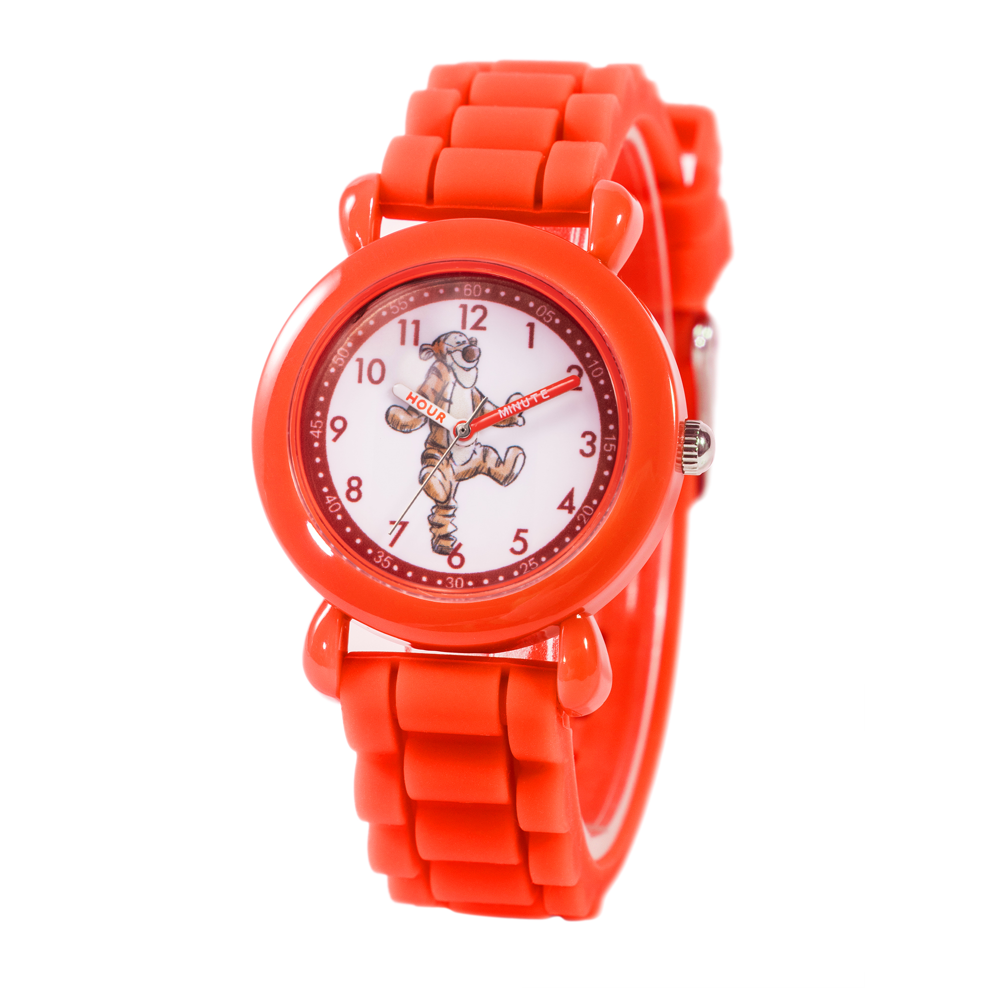 Disney Tigger Kids' Red Silicone Strap Time Teacher Watch - 20250958 | HSN
