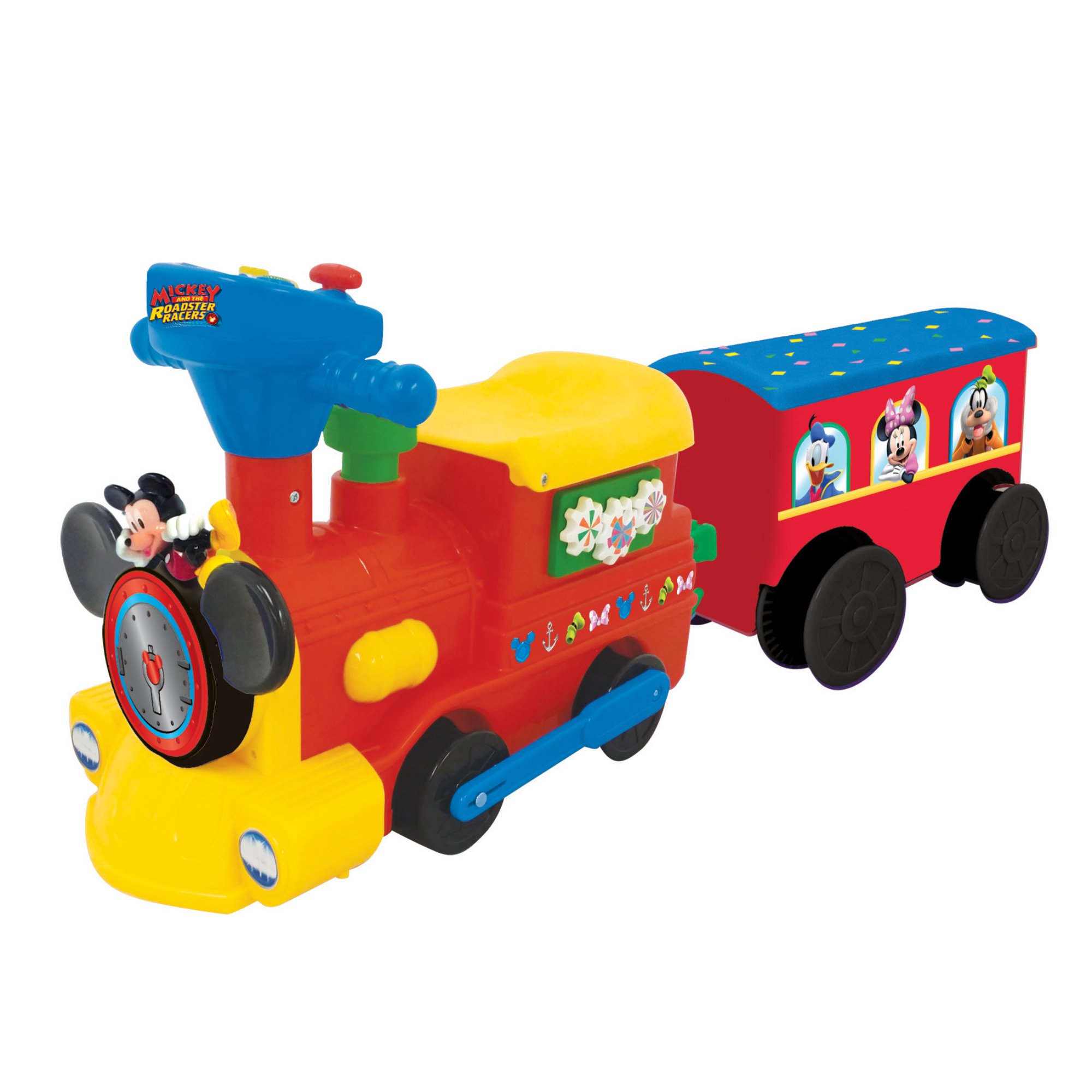 Kiddieland Mickey Ride-On Train with Caboose and Track | HSN