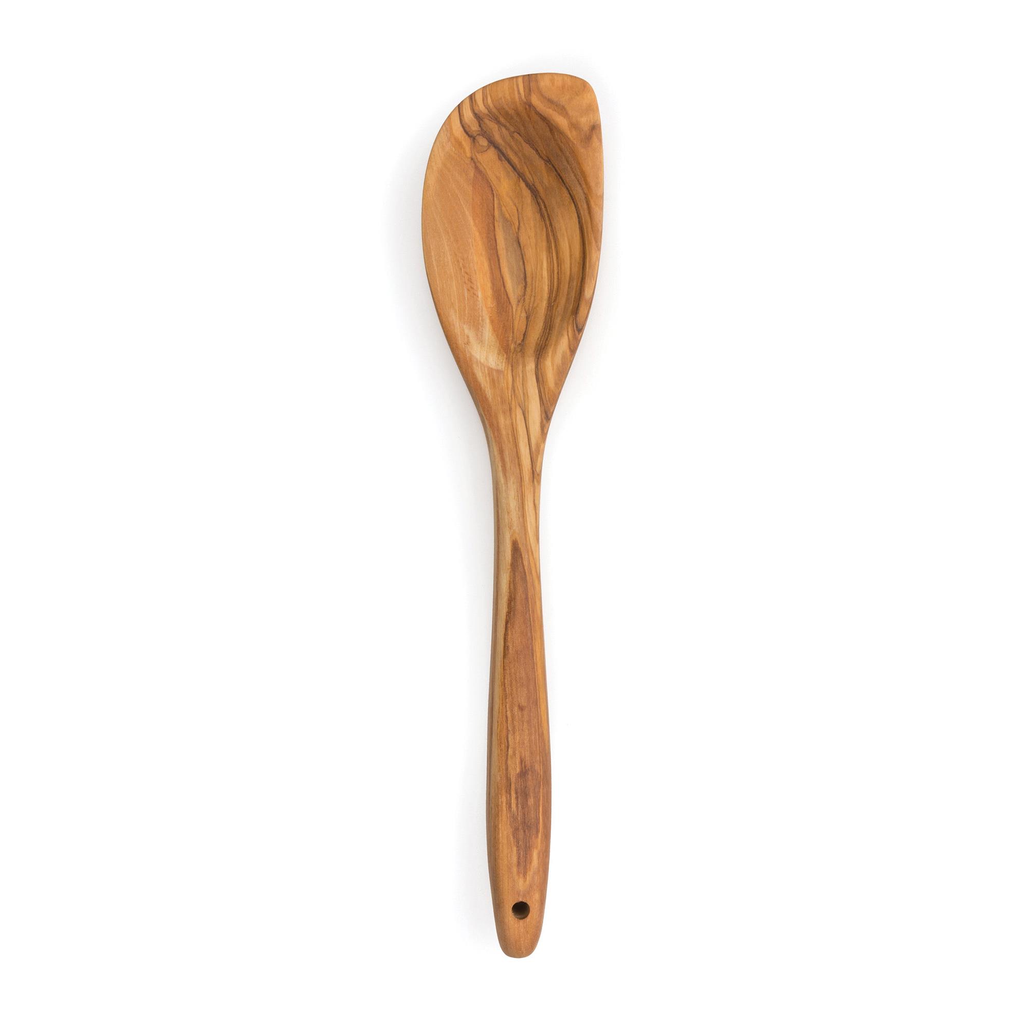 RSVP Olive Wood Curved Spoon | HSN