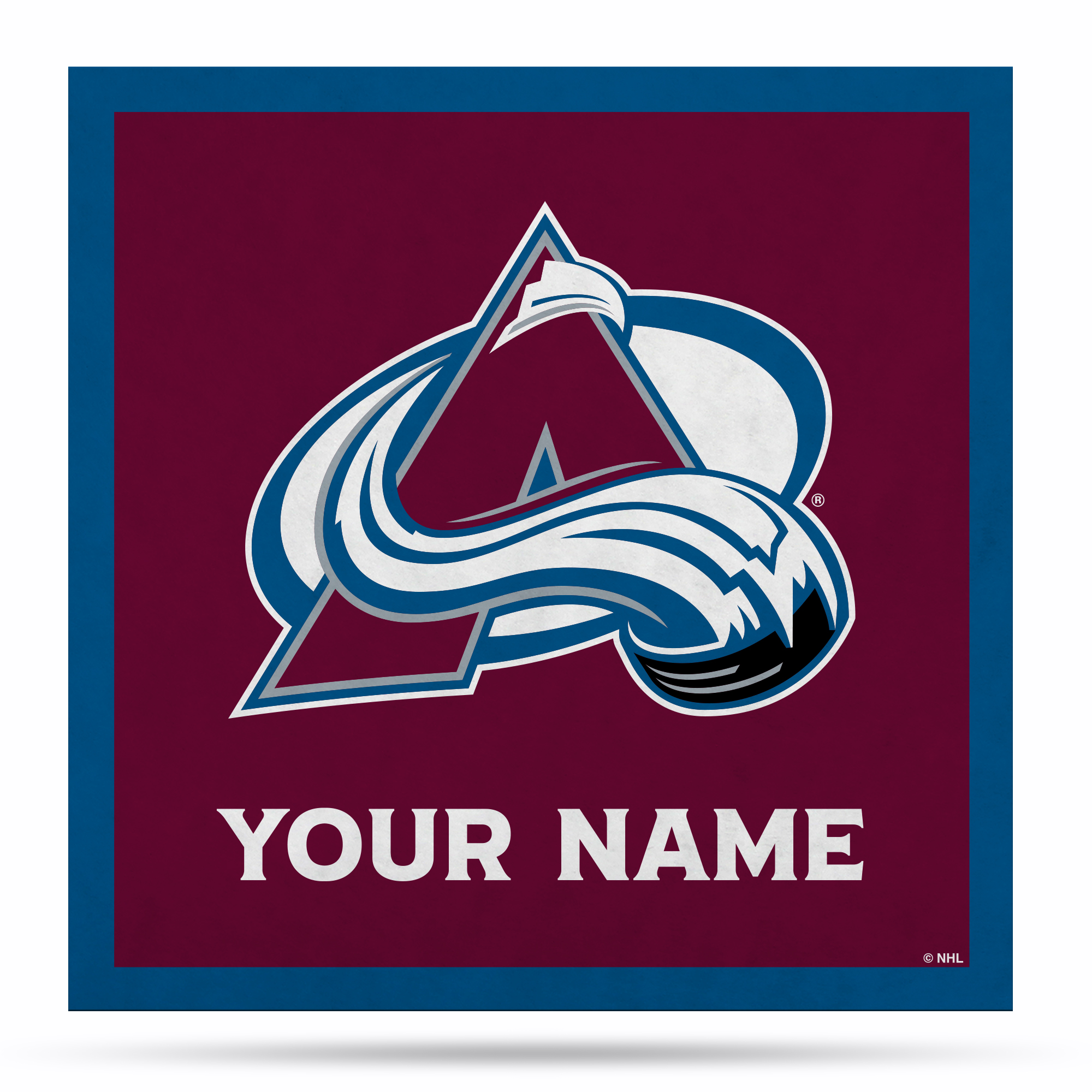 Officially Licensed NHL Personalized 23" Felt Wall Banner - 10087209 | HSN