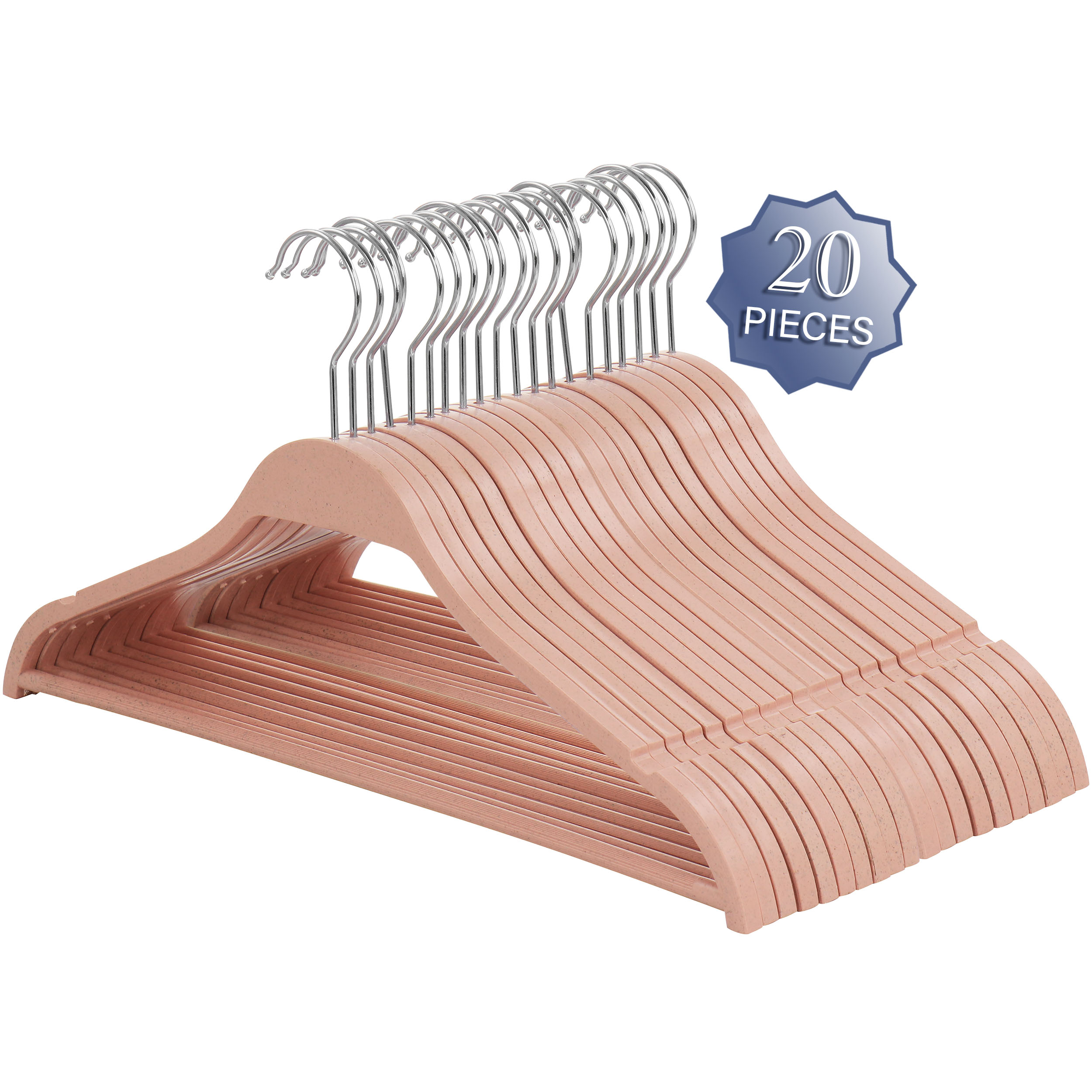 Elama Home 20-Piece Biodegradable Coat Hangers | HSN