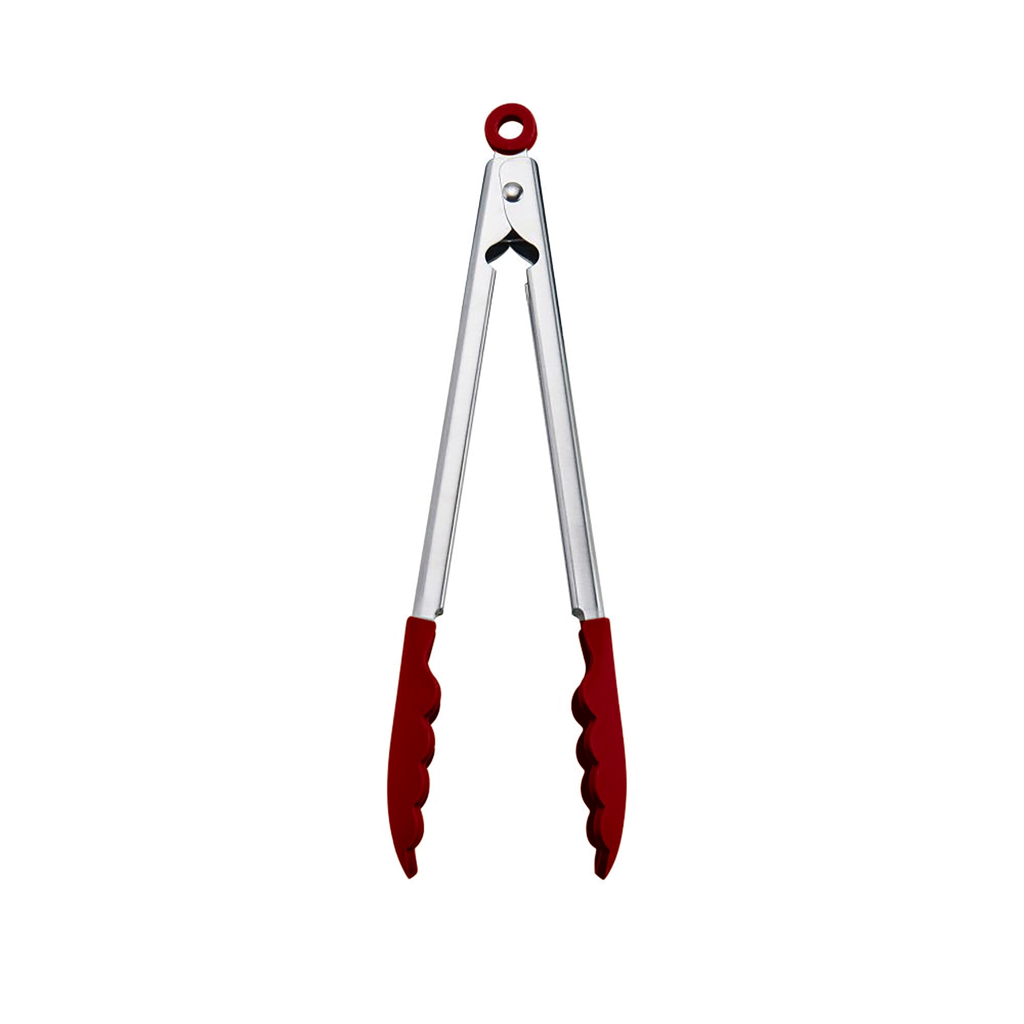 KitchenAid Gourmet Silicone Tipped Stainless Steel Tongs | HSN