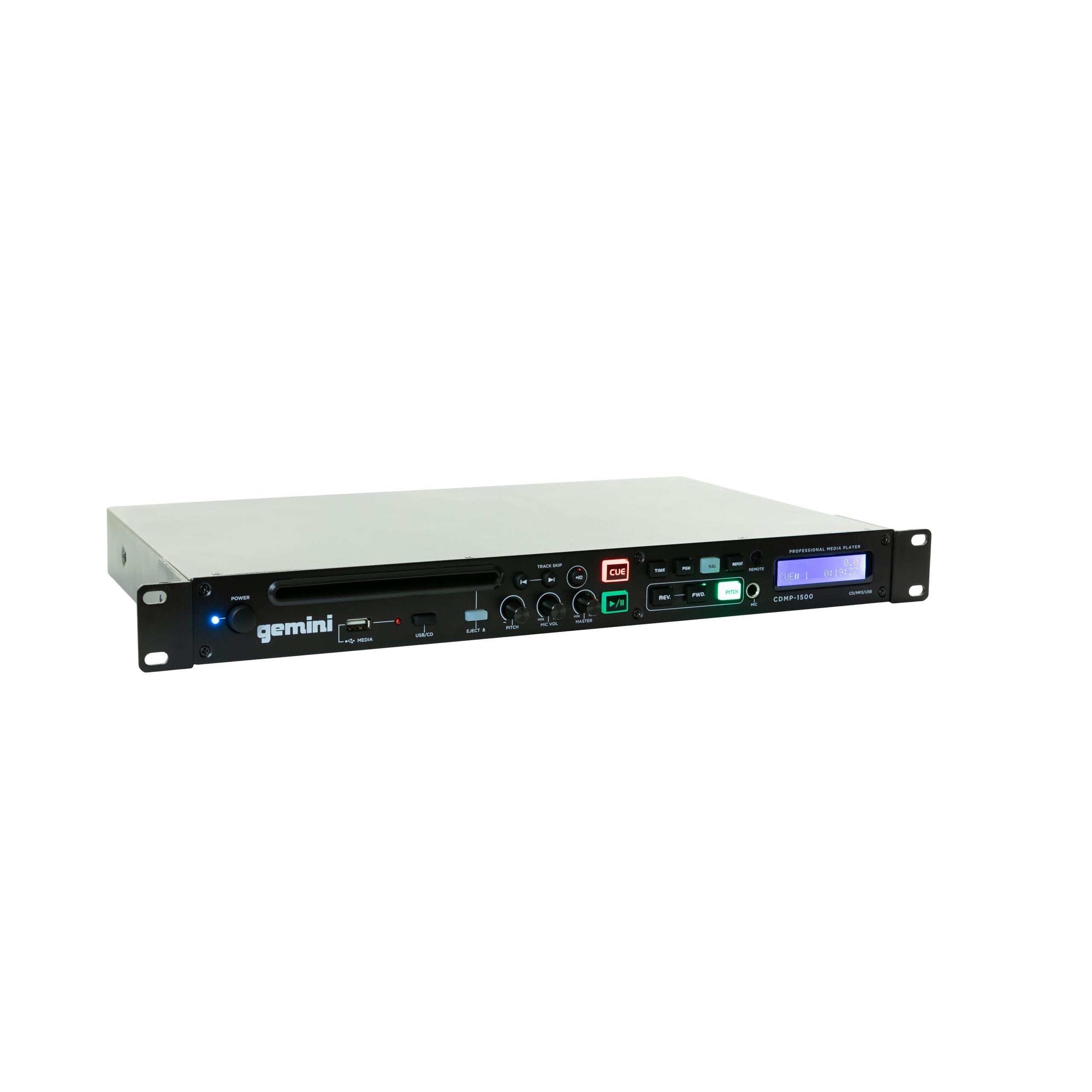 Gemini CDMP-1500 Rackmount DJ CD Media Player - 20919426 | HSN