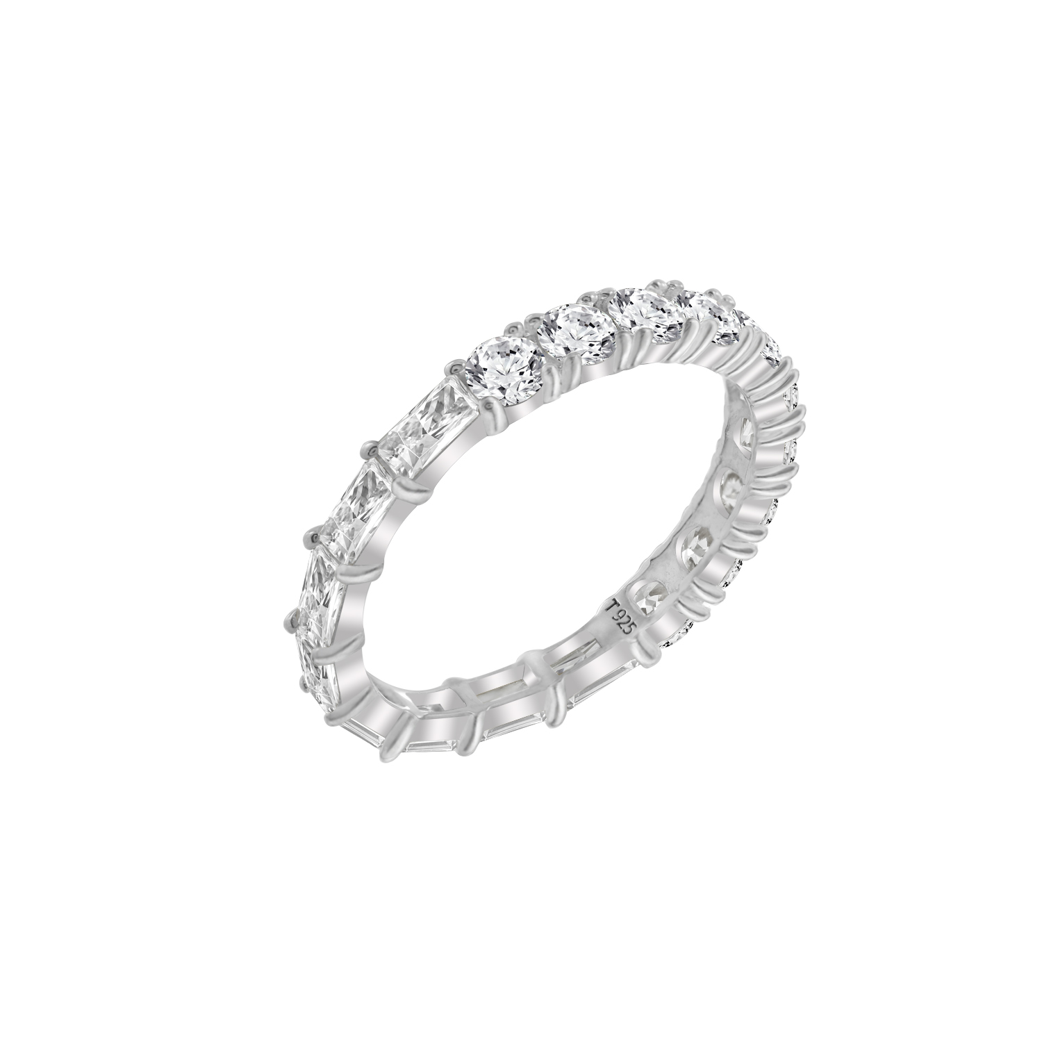 Radiance by Absolute™ Simulated Diamond East-West Mixed Cut Ring | HSN