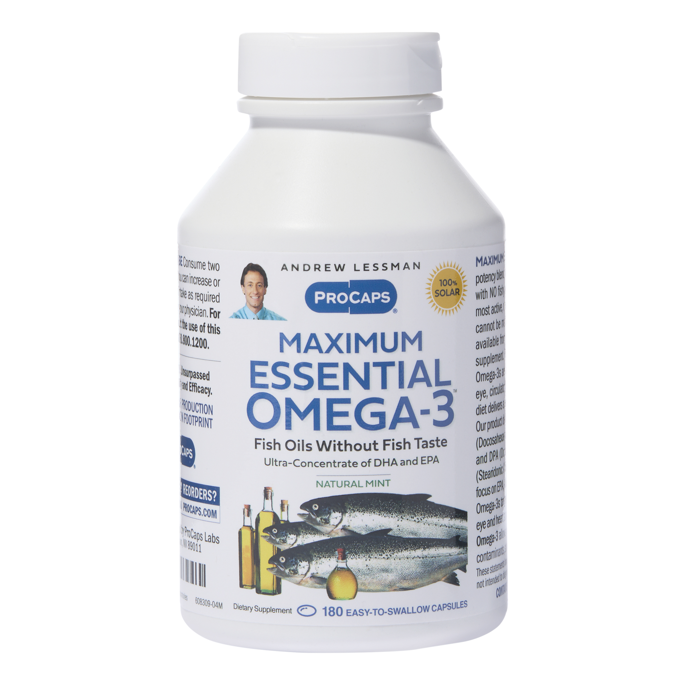 Andrew Lessman Maximum Essential Omega-3 Mint - 180 Capsules | HSN