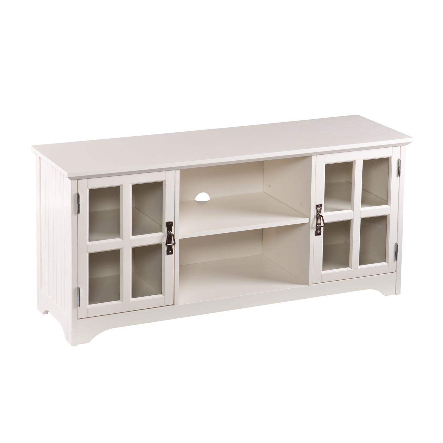 Southern Enterprises Brentwick TV/Media Stand - White | HSN