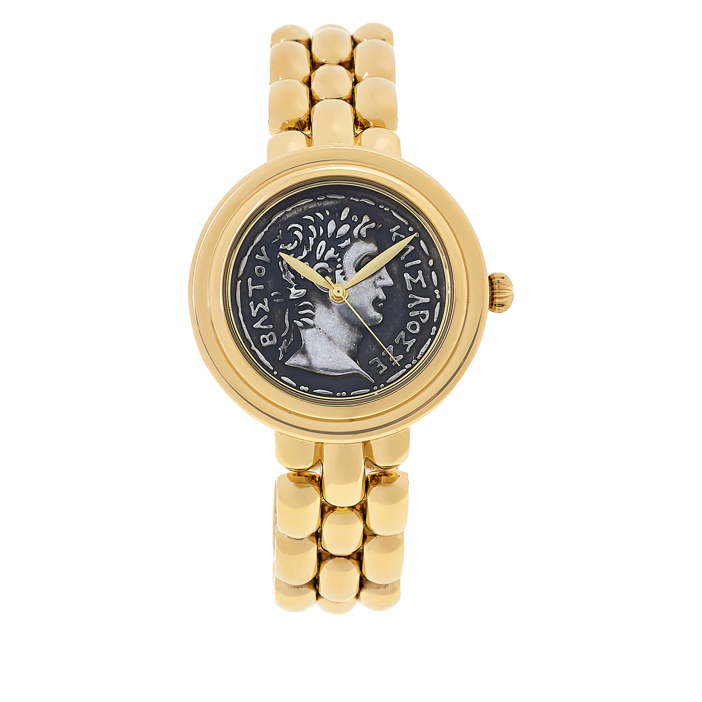 Bellezza Caesar Roman Replica Coin Bracelet Watch - 20810286 | HSN