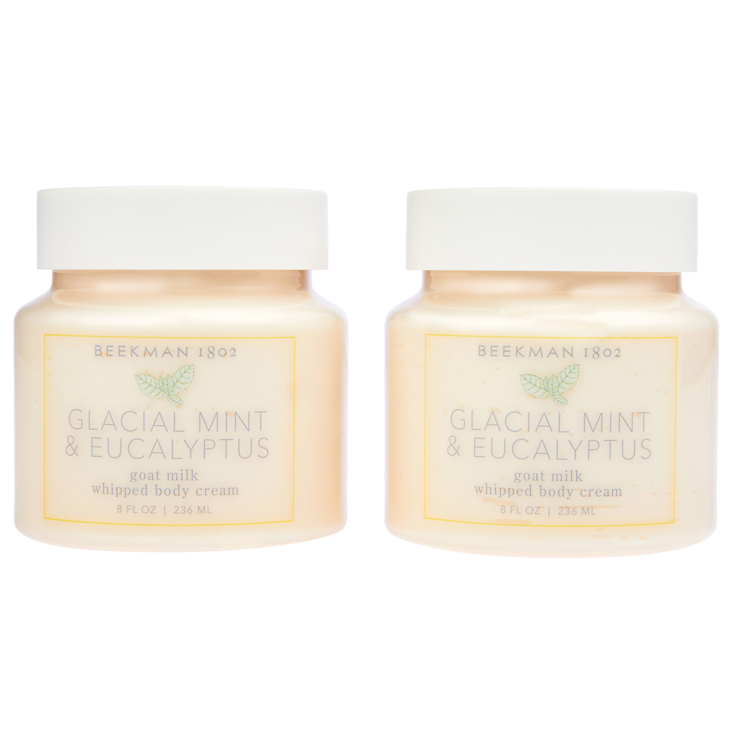 Beekman 1802 Goat Milk Mint & Eucalyptus Whipped Body Cream 2pk AS | HSN
