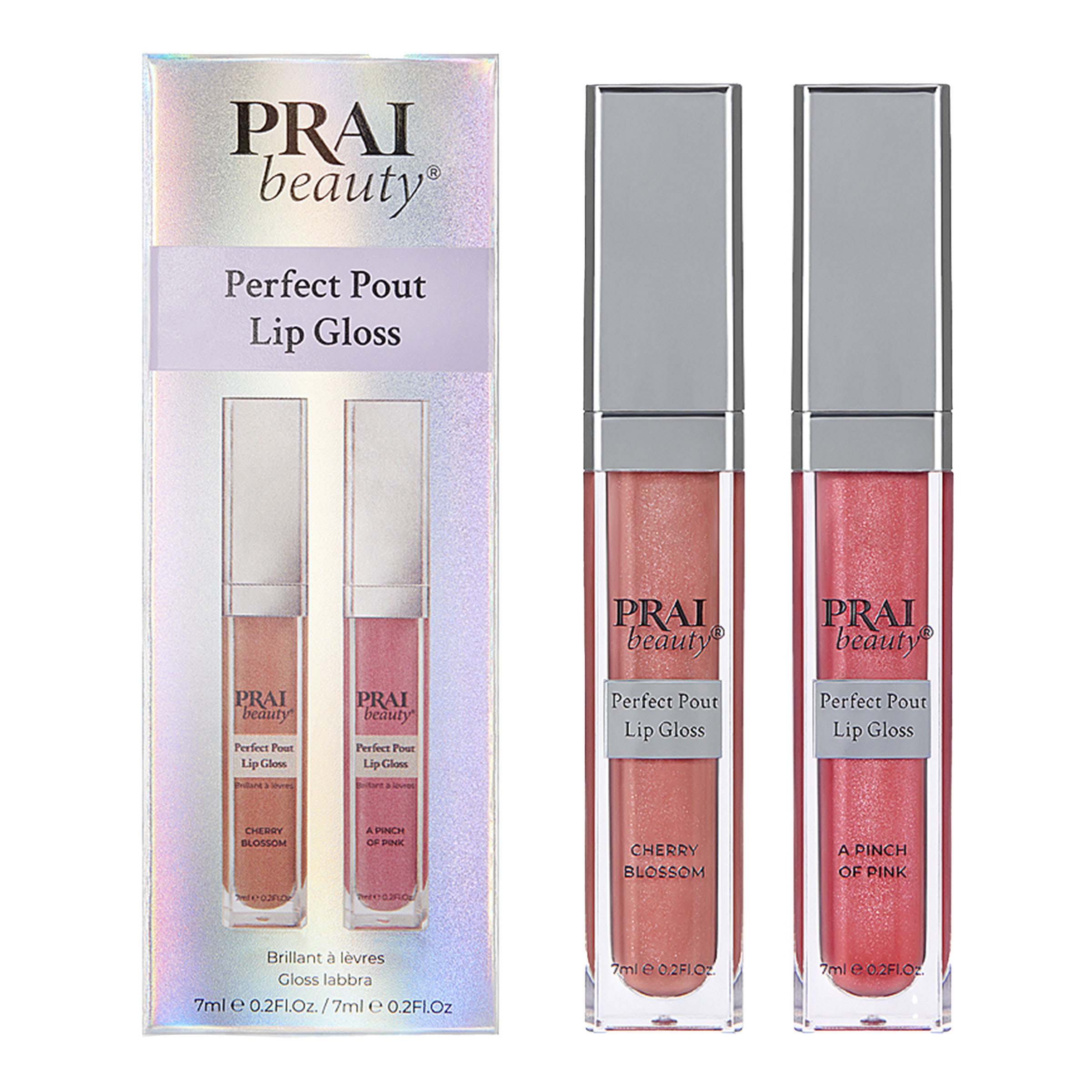 PRAI Beauty 2-piece Perfect Pout Lip Gloss Set | HSN