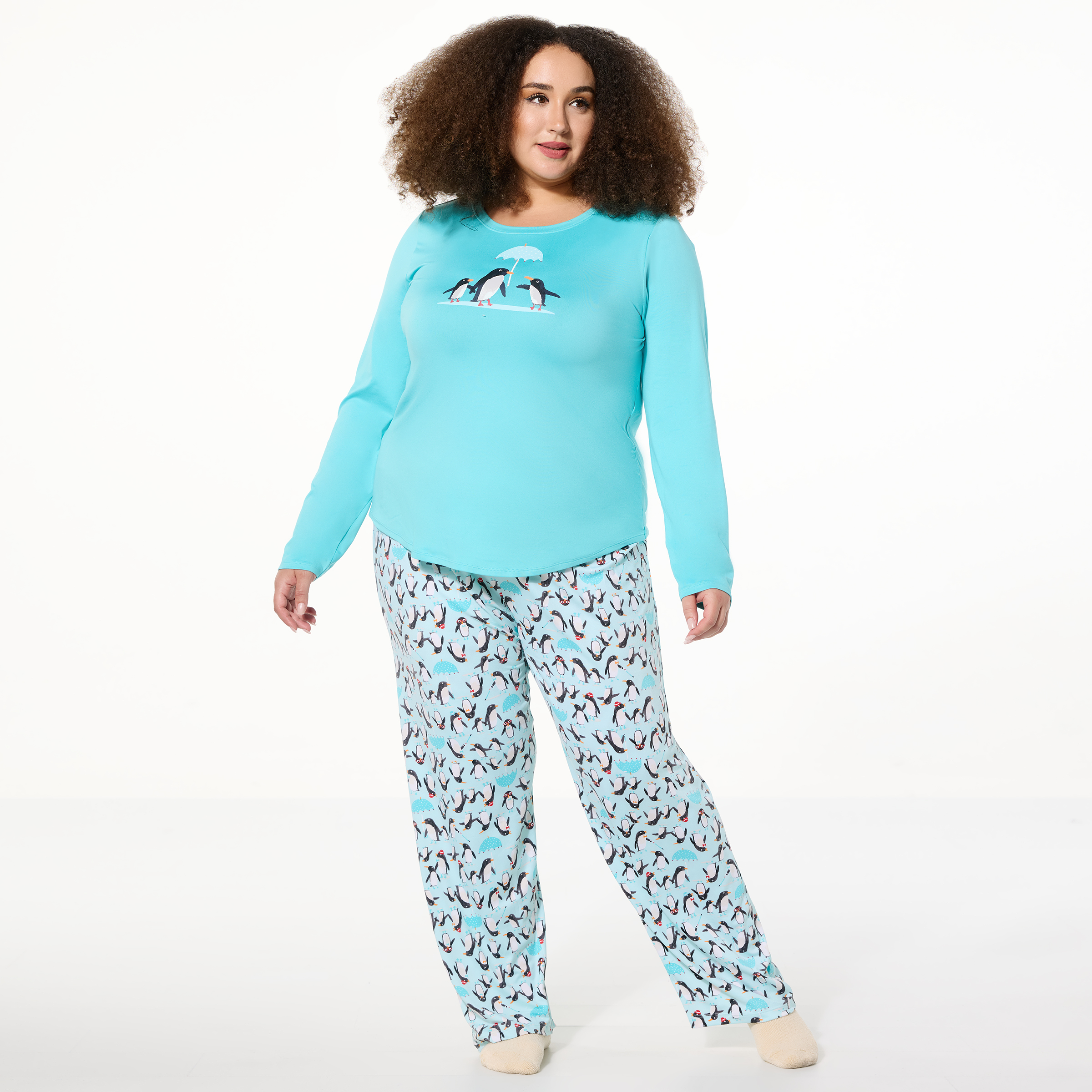 HUE Timeless Soft Jersey Sleepwell PJ Gift Set | HSN