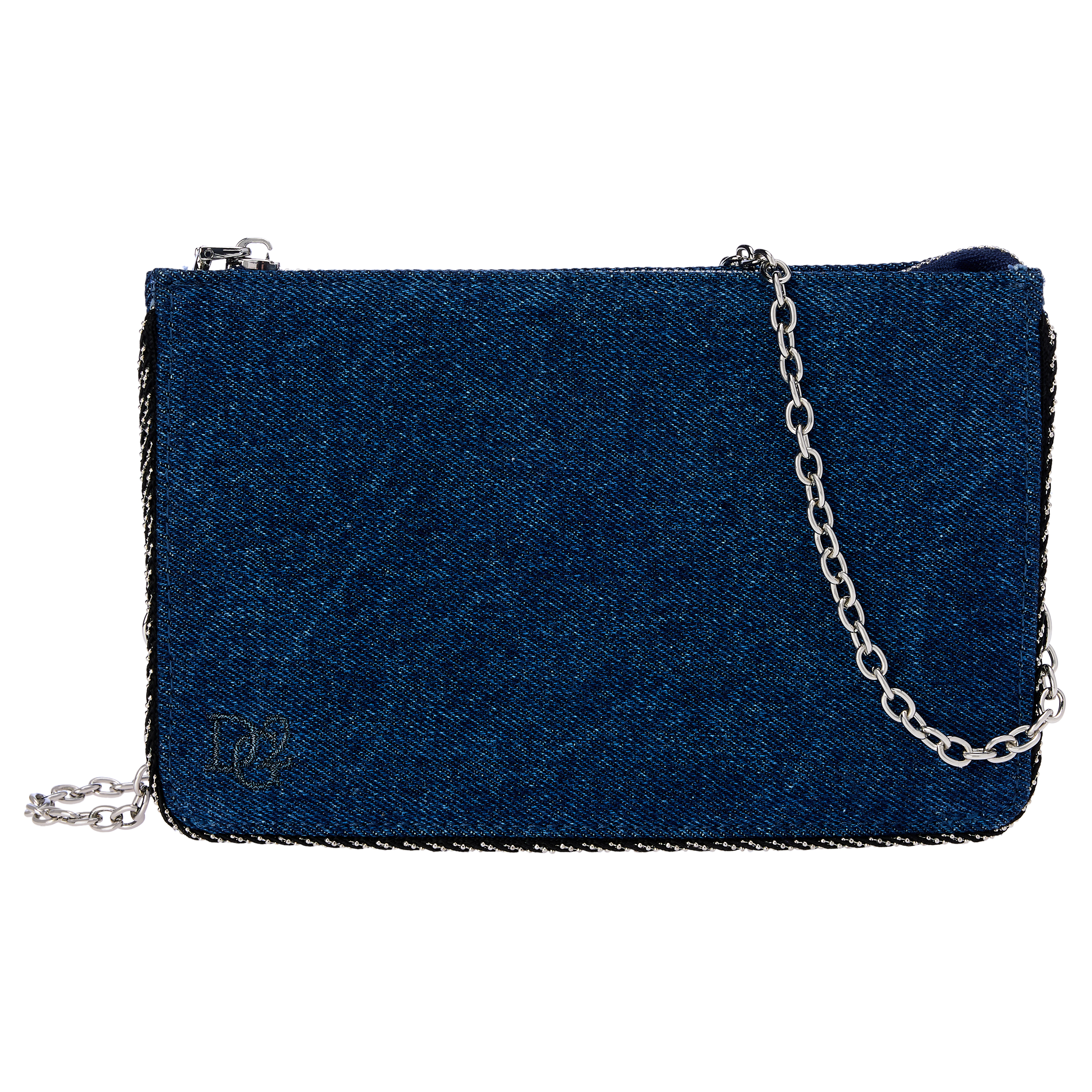 DG2 by Diane Gilman 30th Anniversary Denim Clutch w/Detachable Strap | HSN