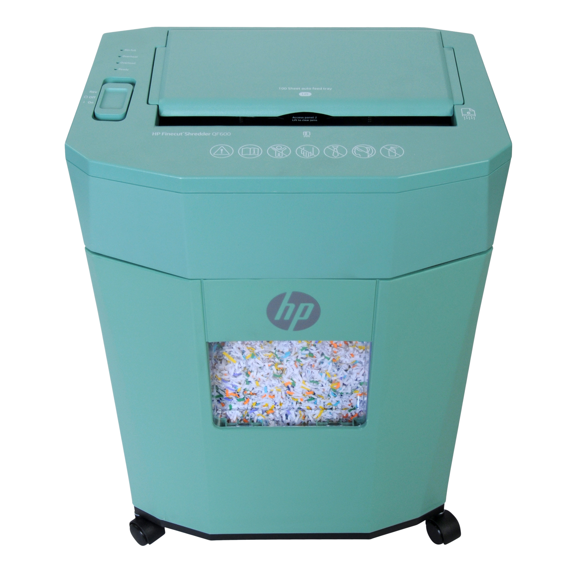 HP 100-Sheet Finecut Shredder with 3.8-Gallon Pullout Bin - 23478146 | HSN