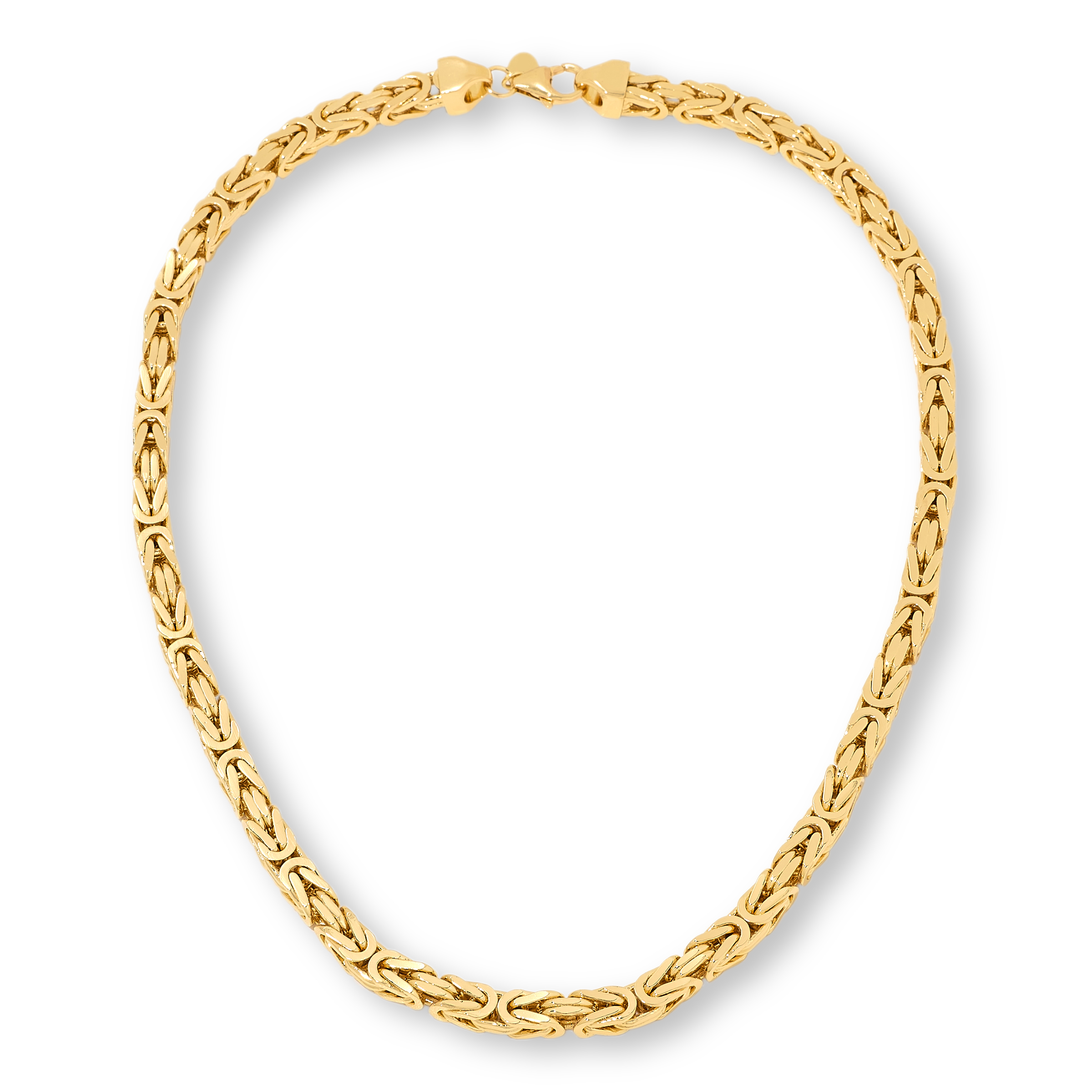 Bellezza 21" Bronze Diamond-Cut Byzantine Chain Necklace | HSN