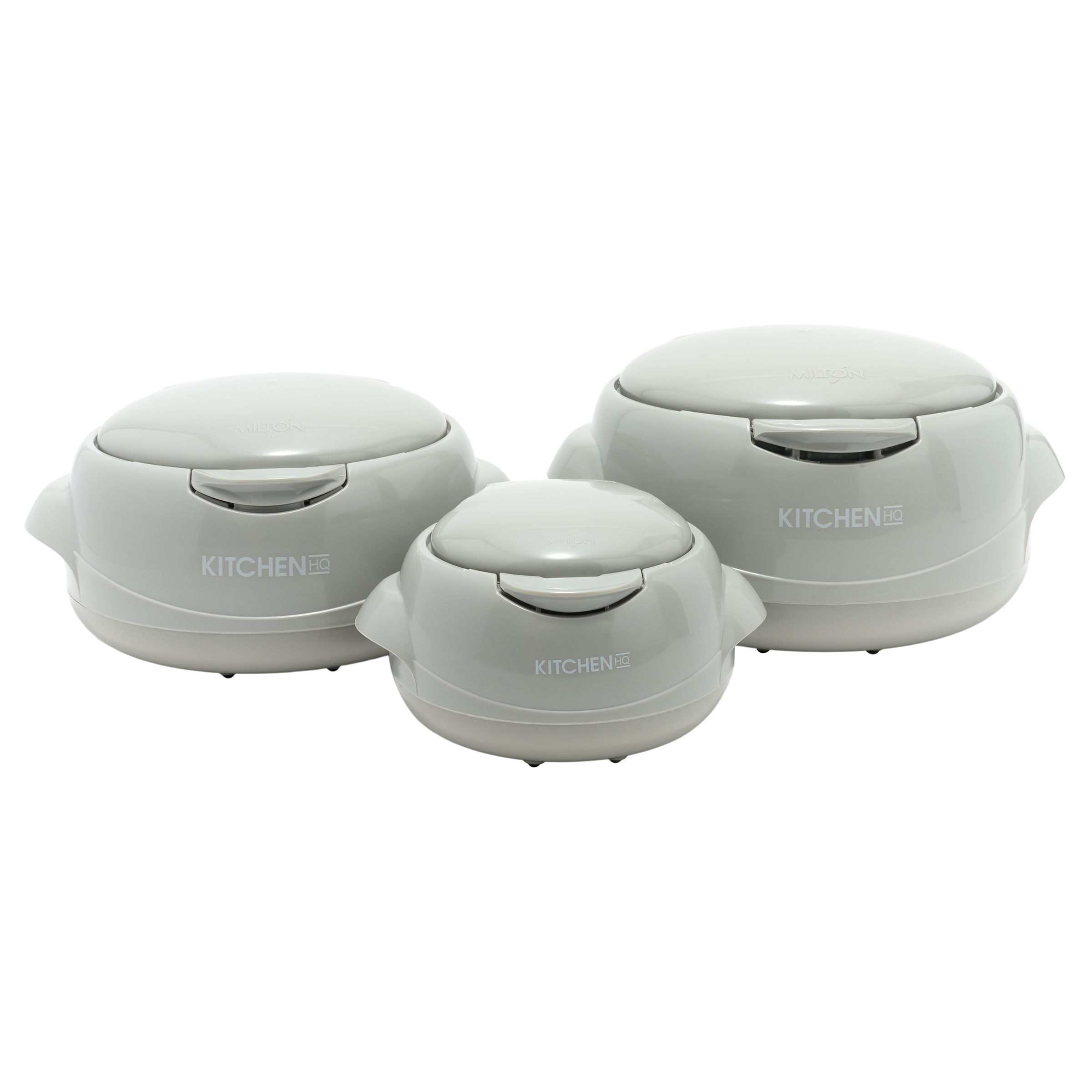 Kitchen HQ 3-pack Thermal Microwaveable Insulated Bowls w/1-Touch Lid | HSN