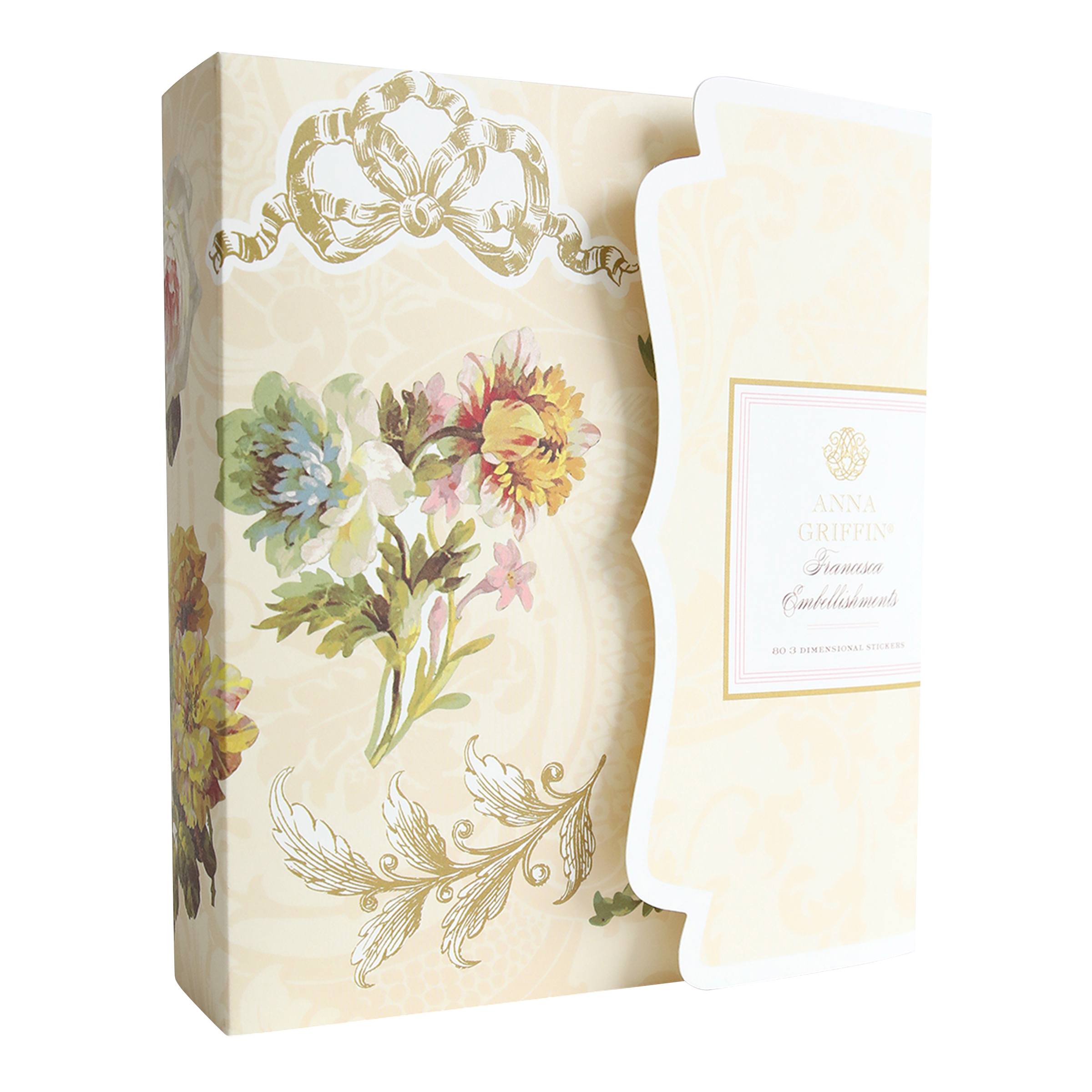 Anna Griffin® Francesca Floral Embellishment Stickers - Set of 80 ...