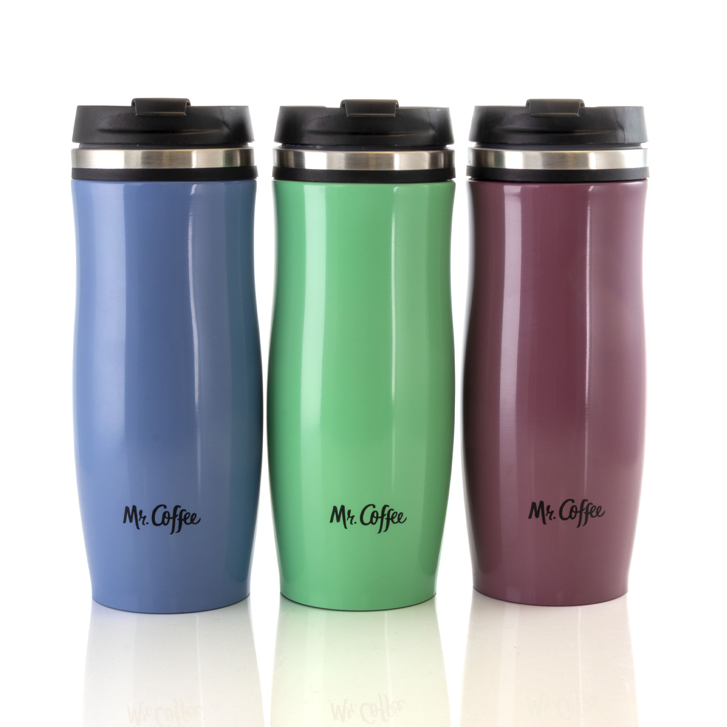 Mr. Coffee 12.5 Ounce Stainless Steel Insulated Thermal Travel Mug in ...