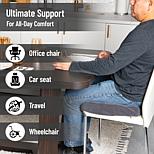 Mind Reader Portable Office Chair Cushion Ergonomic Orthopedic | HSN