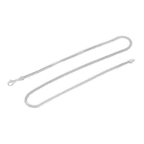 Imperial Silver 18" Sterling Silver Imperial Rope Mesh Link Necklace ...