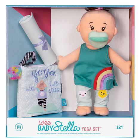 Manhattan Toy Wee Baby Stella 12" Soft Toy Baby Doll with Yoga Set ...