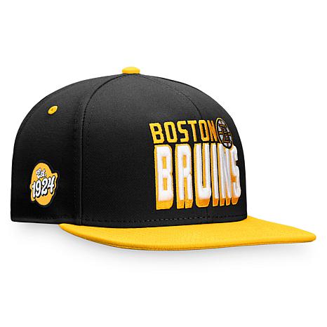 Men's Fanatics Black/Gold Boston Bruins Heritage Retro Two-Tone ...