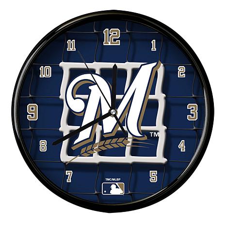Milwaukee Brewers Team Net Clock - 9127327 | HSN