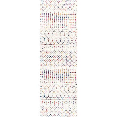 nuLOOM Moroccan Blythe Area Rug - 2' 6" x 6' Light Multi - 22235175 | HSN