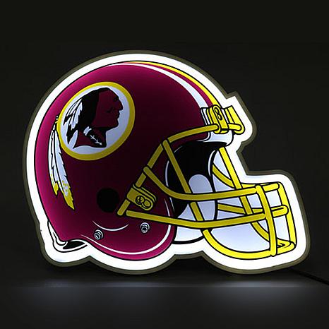 Officially Licensed NFL LED Helmet Lamp - Redskins - 9349149 | HSN