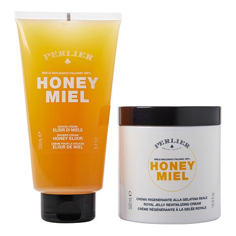 Perlier Honey Royal Jelly Lemon Body Cream and Shower Cream Set ...