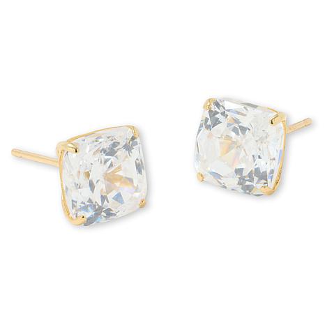 Radiance by Absolute™ 10K Gold 100-Facet Stud Earrings | HSN