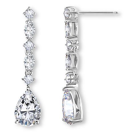 Radiance by Absolute™ 7.57ctw Mixed Cut Dangle Drop Earrings - 23556635 ...