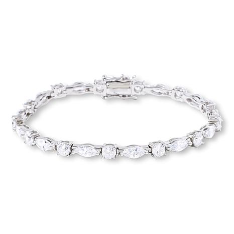 Radiance by Absolute™ Marquise and Round Tennis Bracelet | HSN