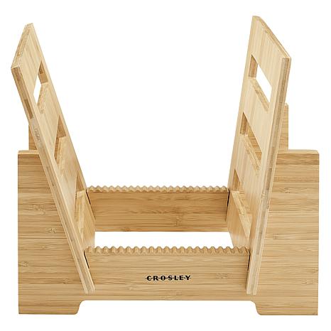 Record Storage Display Stand - Bamboo - 21621472 | HSN