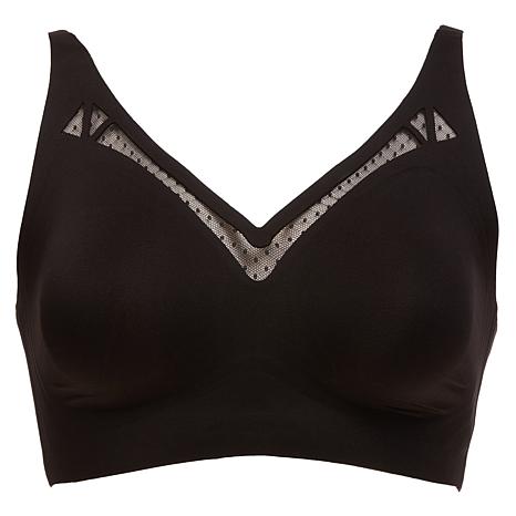 Rhonda Shear Swiss Dot Gel Bra | HSN
