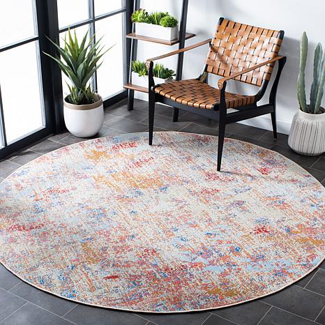 Safavieh Summer Sebastian 6'-7" X 6'-7" Round Rug - 9942215 | HSN