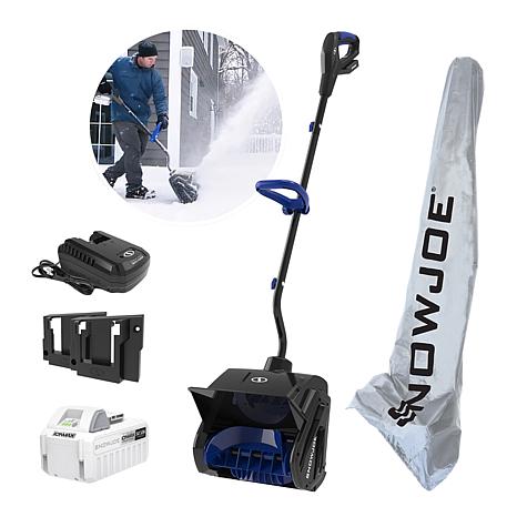 Snow Joe 24-volt Cordless 13" Snow Shovel with Cover & Battery Storage ...