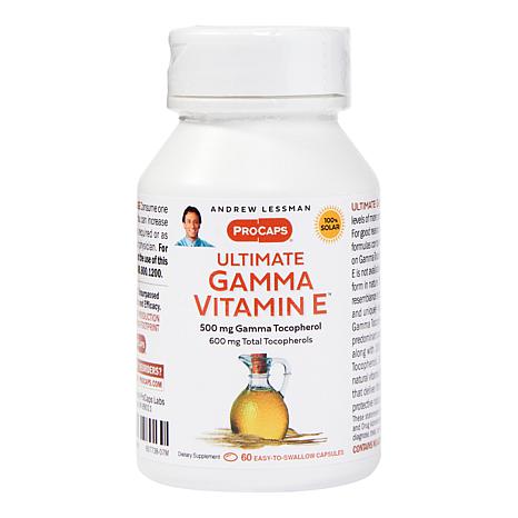 Ultimate Gamma Vitamin E - 60 Capsules - 6523622 | HSN