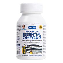 Andrew Lessman Maximum Essential Omega-3 Unflavored - 30 Capsules | HSN
