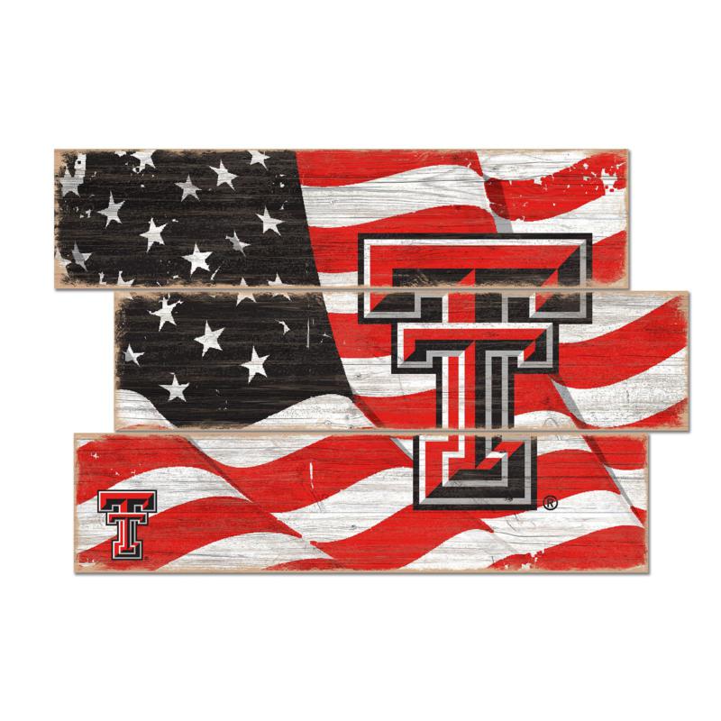 Officially Licensed NCAA Texas Tech University Three Plank Flag ...