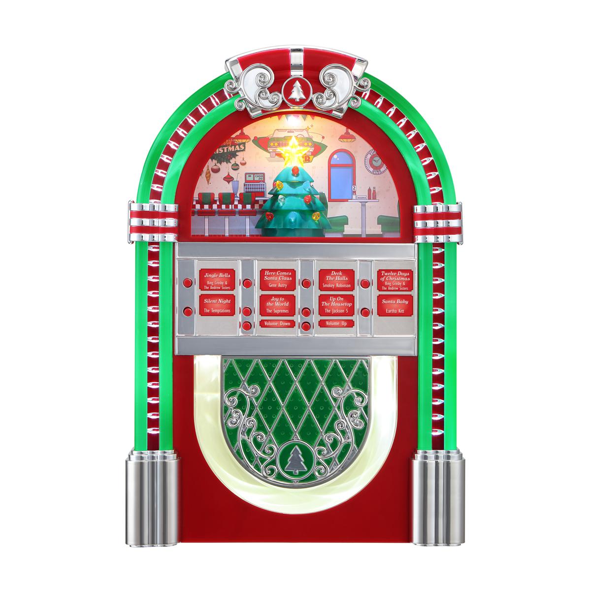 Mr. Christmas Vintage Christmas Jukebox | HSN