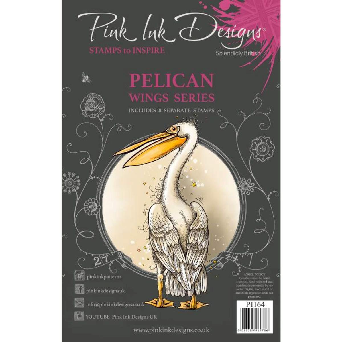 Pink Ink Designs Pelican 6 in x 8 in Clear Stamp Set - 20498970 | HSN