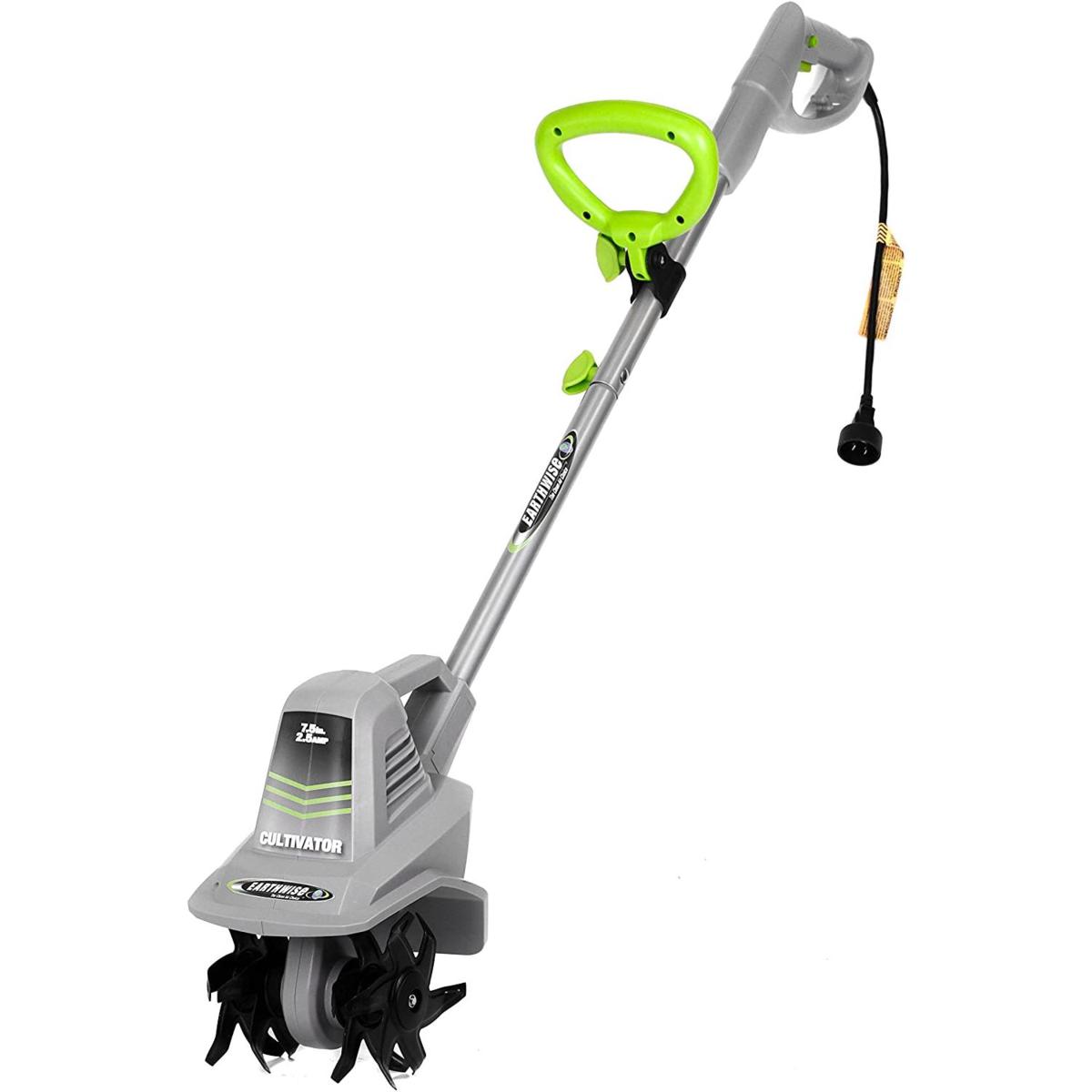 Earthwise TC70025 7.5" 2.5-Amp Corded Electric Tiller Cultivator | HSN