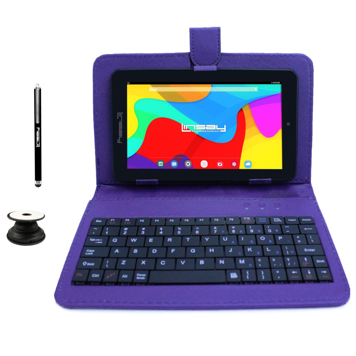 LINSAY 7" 64GB Android 13 Tablet Bundle - 20649055 | HSN