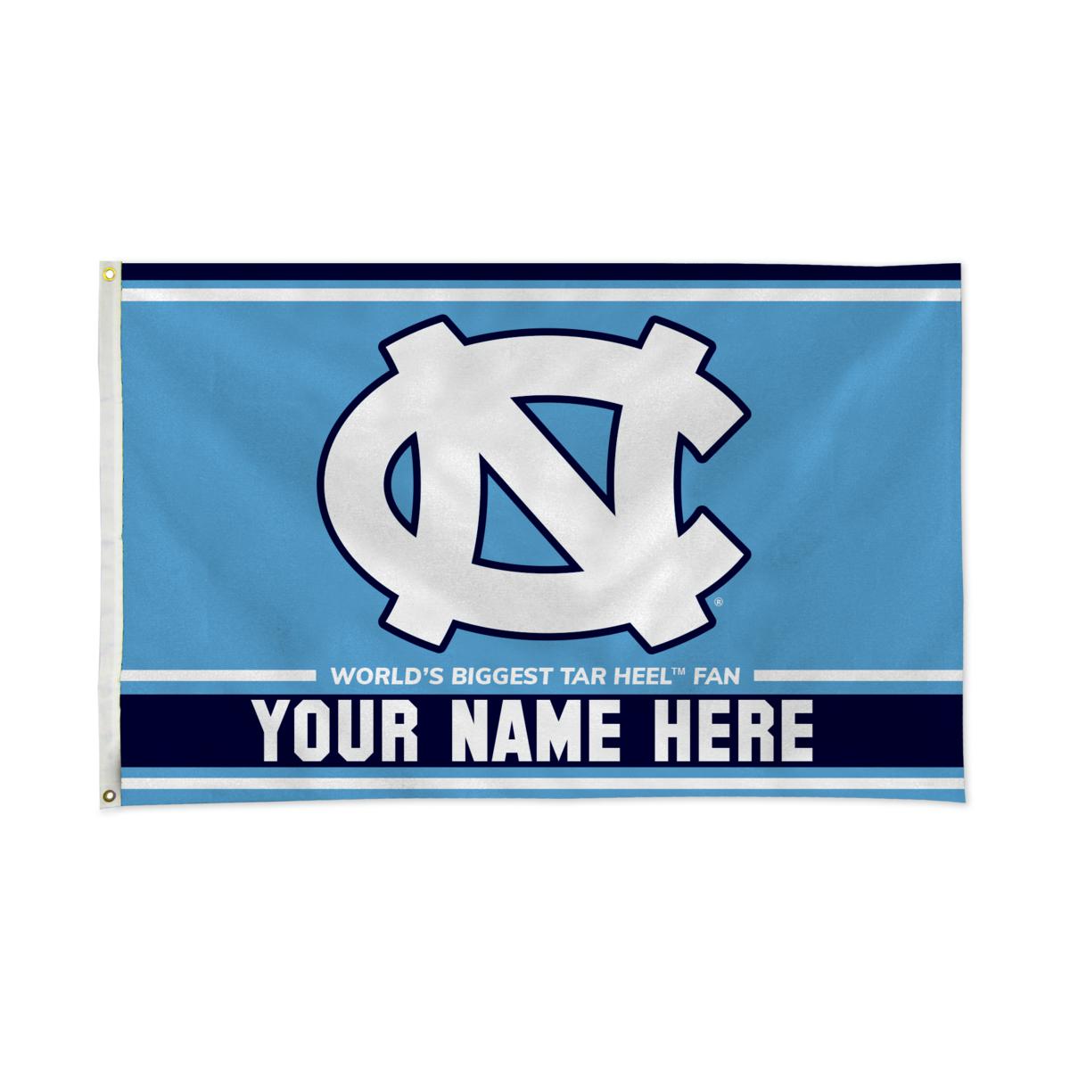 Officially Licensed NCAA North Carolina Personalized Banner Flag ...