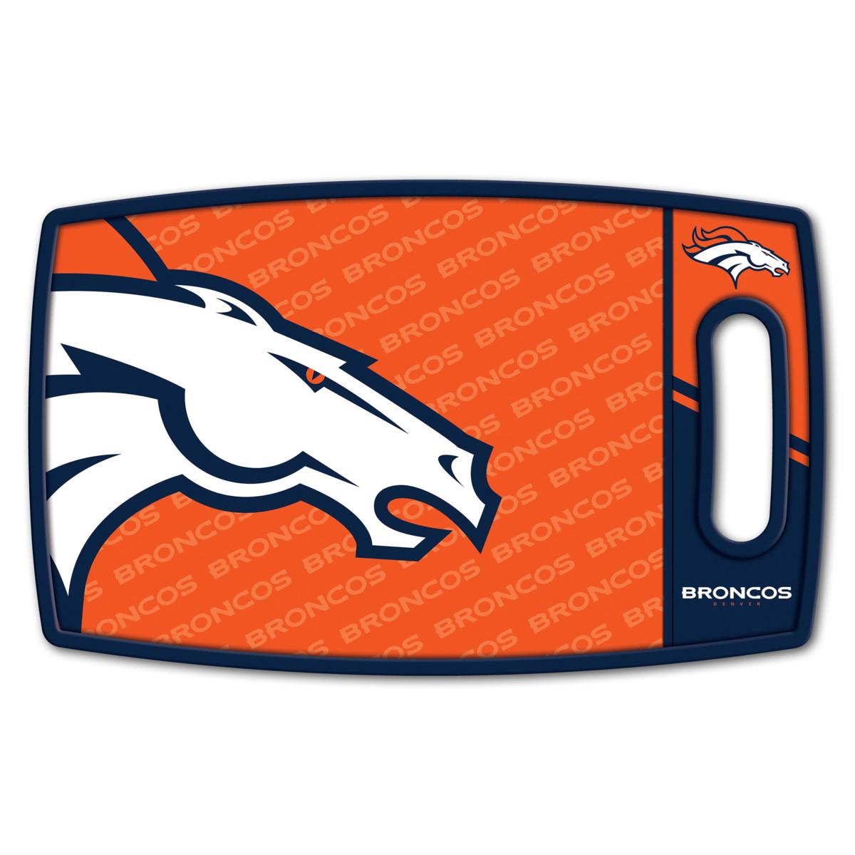 Officially Licensed NFL Denver Broncos Logo Series Cutting Board | HSN