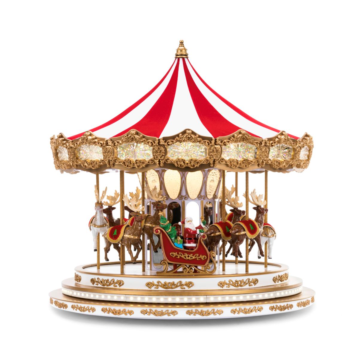 Mr. Christmas 17" Regal Christmas Carousel | HSN