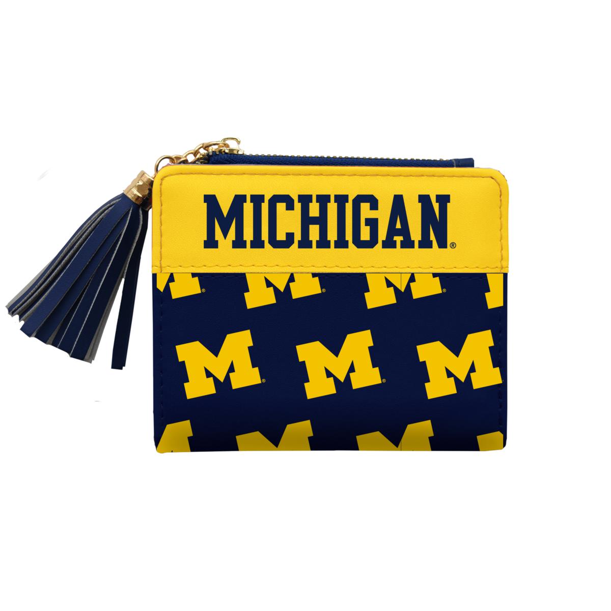 Officially Licensed NCAA Michigan Wolverines Mini Organizer Wallet ...