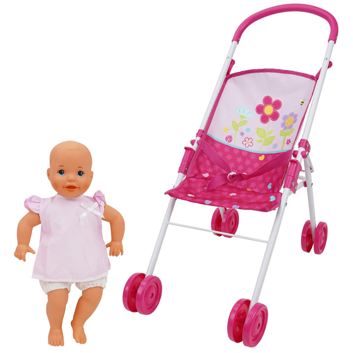 509 Crew Garden Stroll N Doll Set with 14-inch Baby Doll - 20748970 | HSN